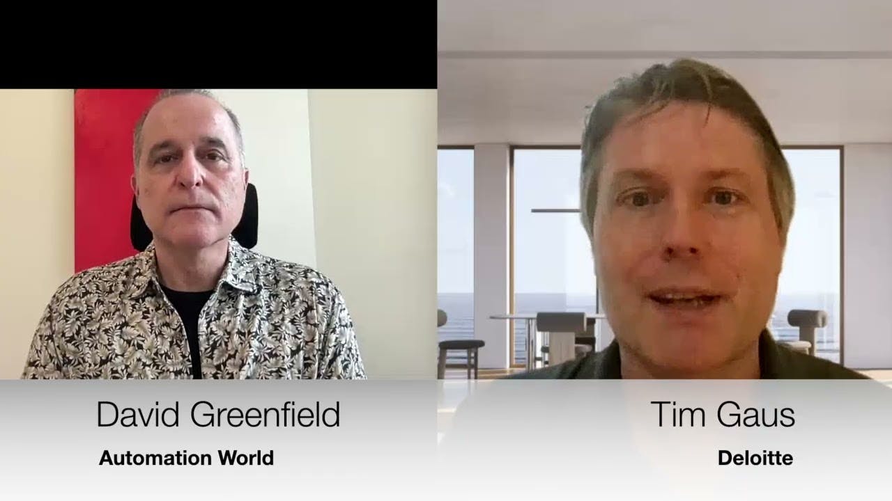 Tim Gaus from Deloitte Explains Industrial Agentic AI | Automation World
